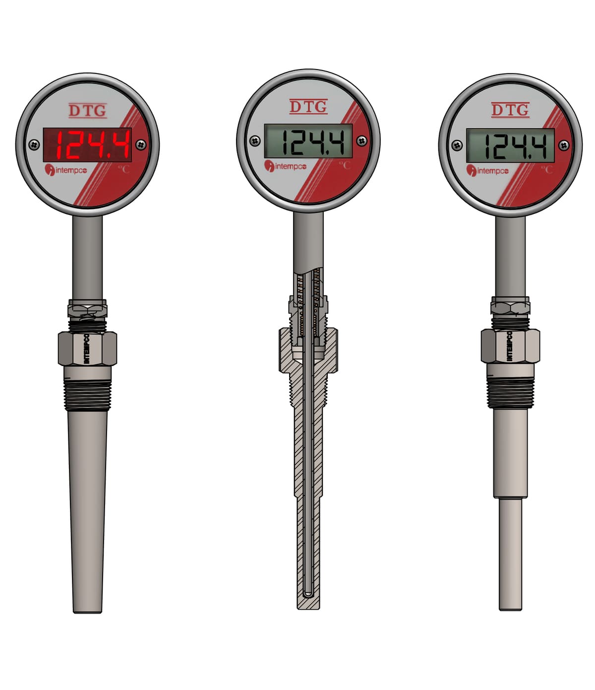 Digital Temperature Gauges - DTG - Intempco